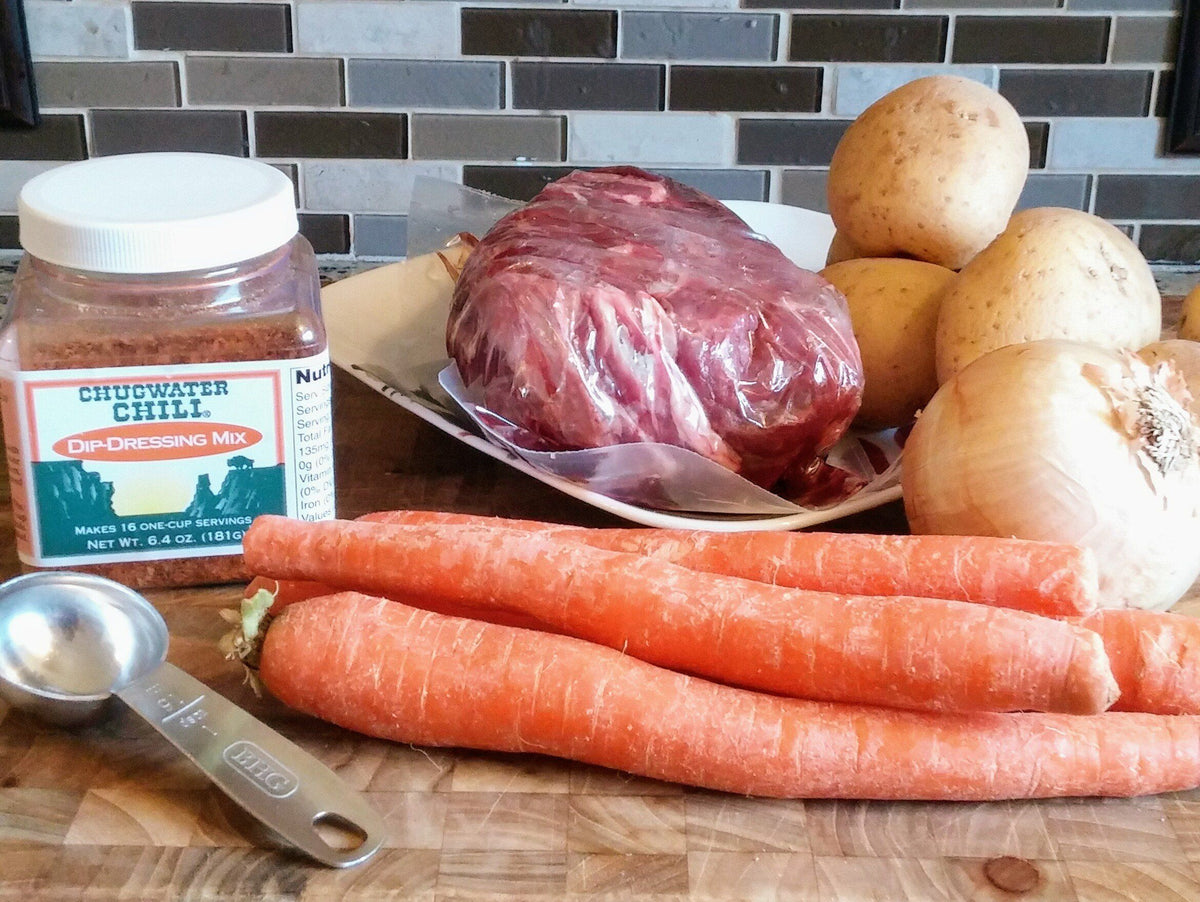 Slow Cooker Pot Roast with Vegetables - Chugwater Chili